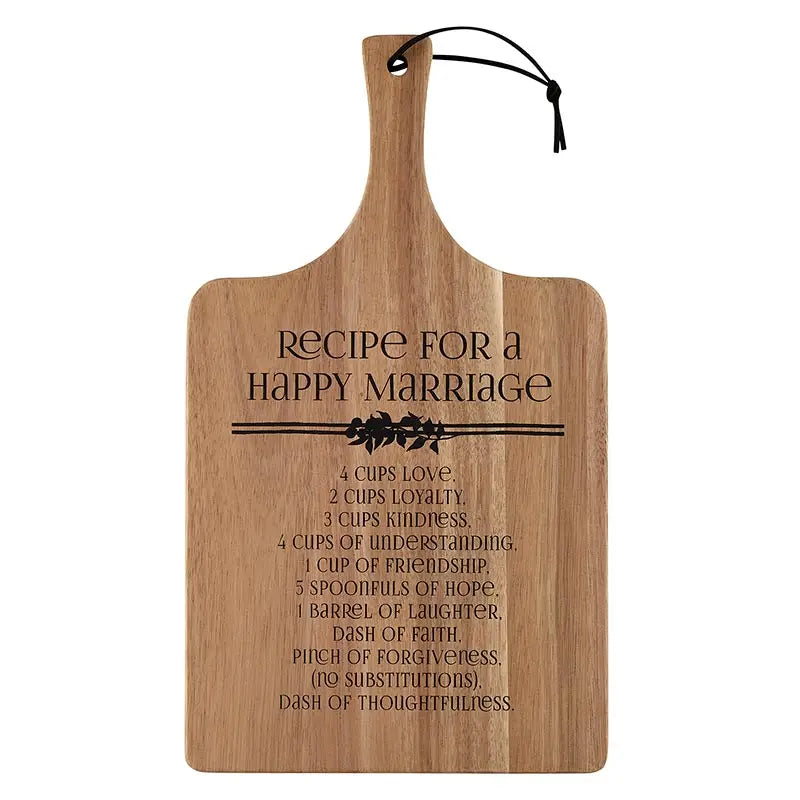 Cutting Board - Marriage Recipe – Papillon Parties and Gifts