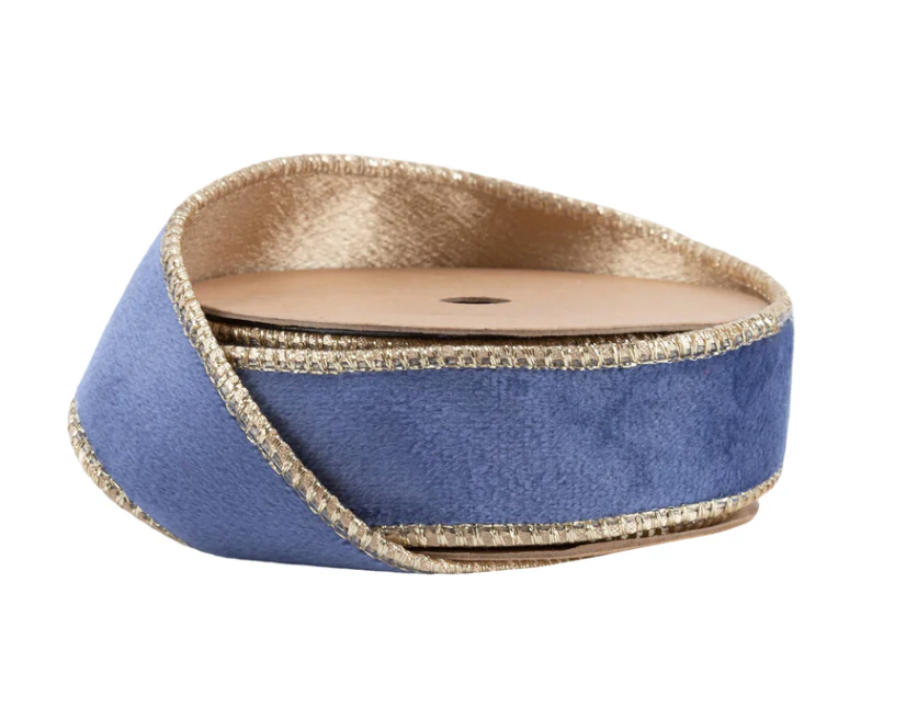 Classic Velvet French Blue Ribbon – Papillon Parties and Gifts