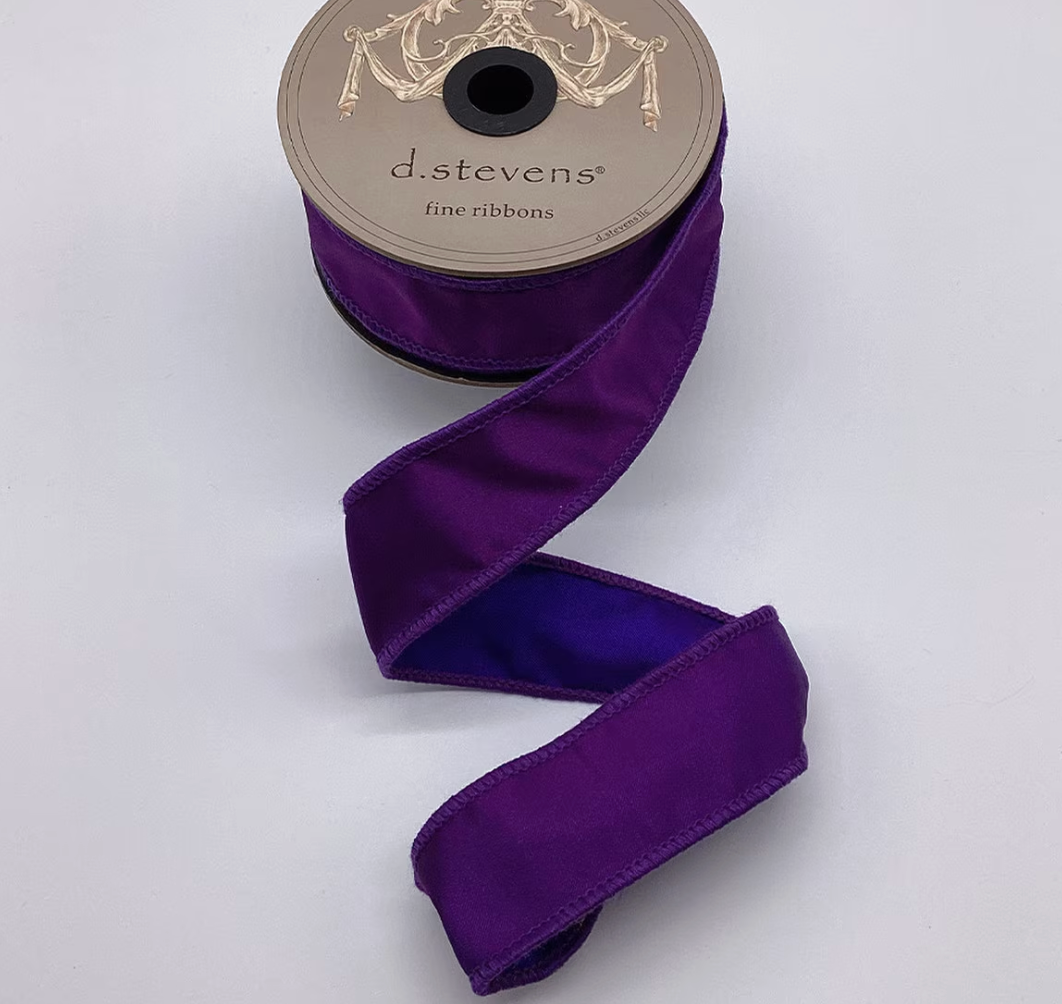 1.5" Victoria Satin, Purple/Blue – Papillon Parties and Gifts